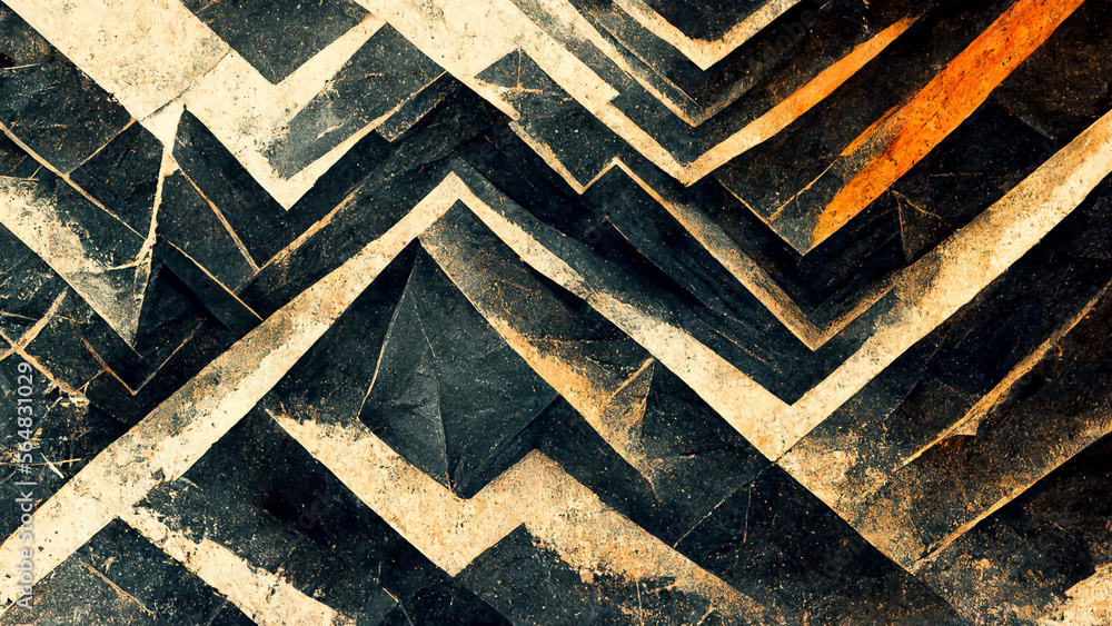 Black triangle abstract background surface illustration illustration ...