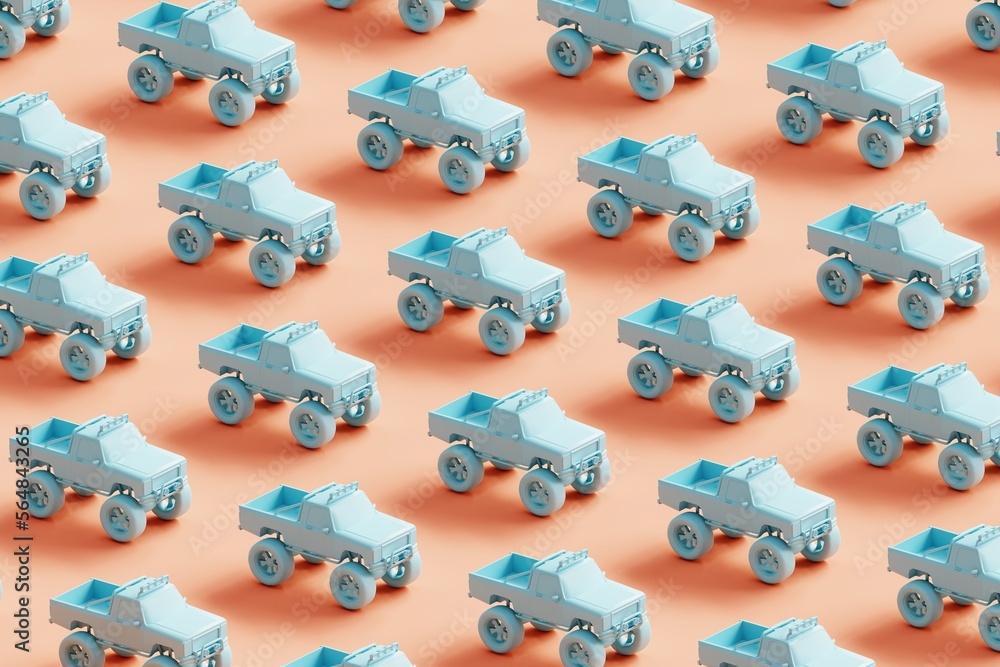 Off road jeeps pattern design pattern. Stock Photo | Adobe Stock