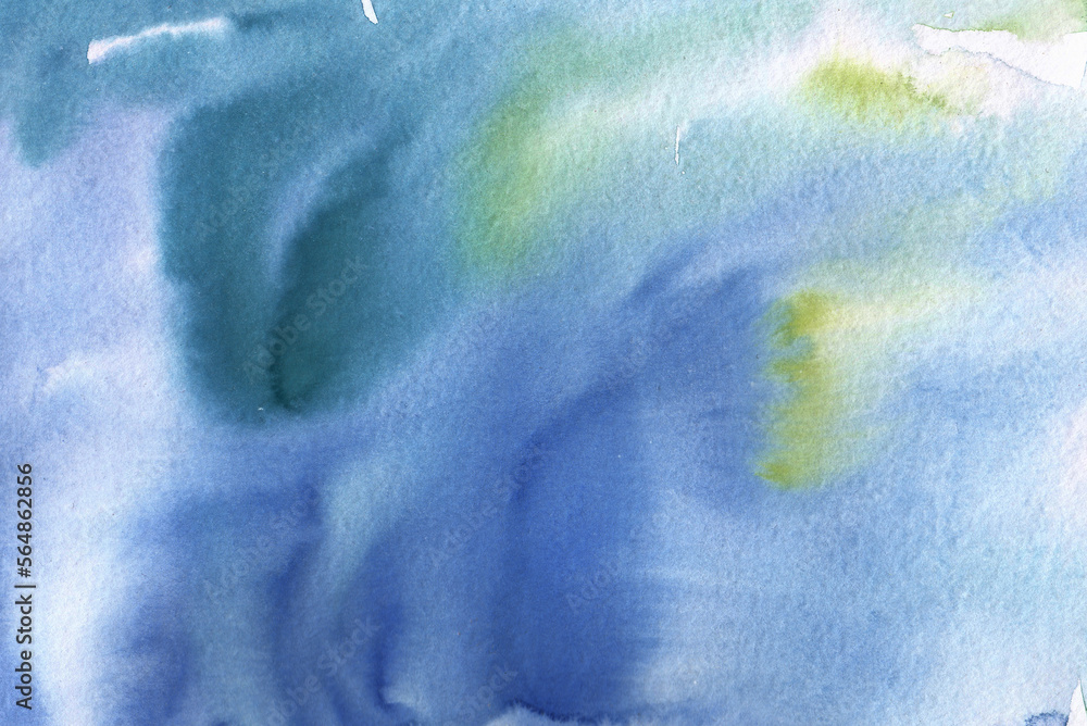 Watercolor abstract painting Stock Photo | Adobe Stock