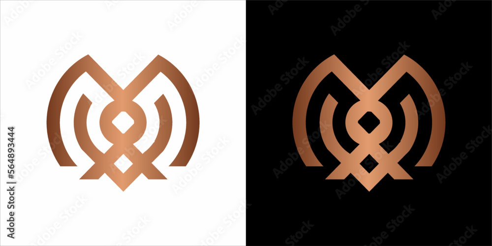 the beautiful infinity monogram in incredibly luxury and classy style ...