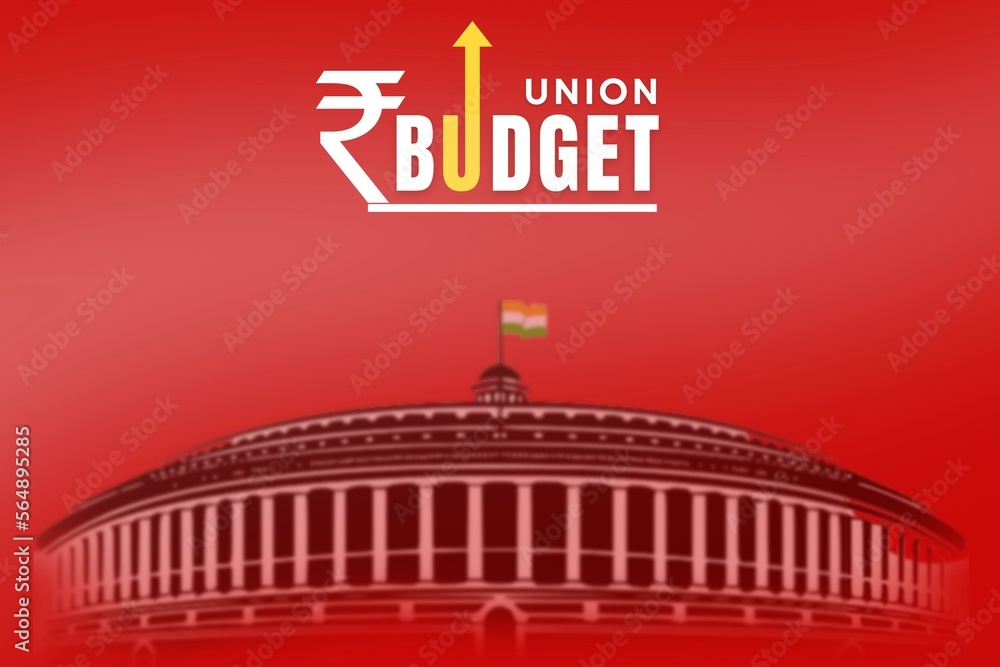 Indian Union Budget February 01. India financial economy. Indian ...
