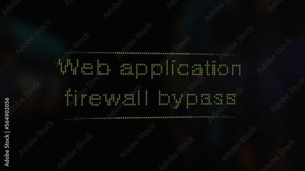Cyber Attack Web Application Firewall Bypass Vunerability In Text Ascii Art Style Ascii Text