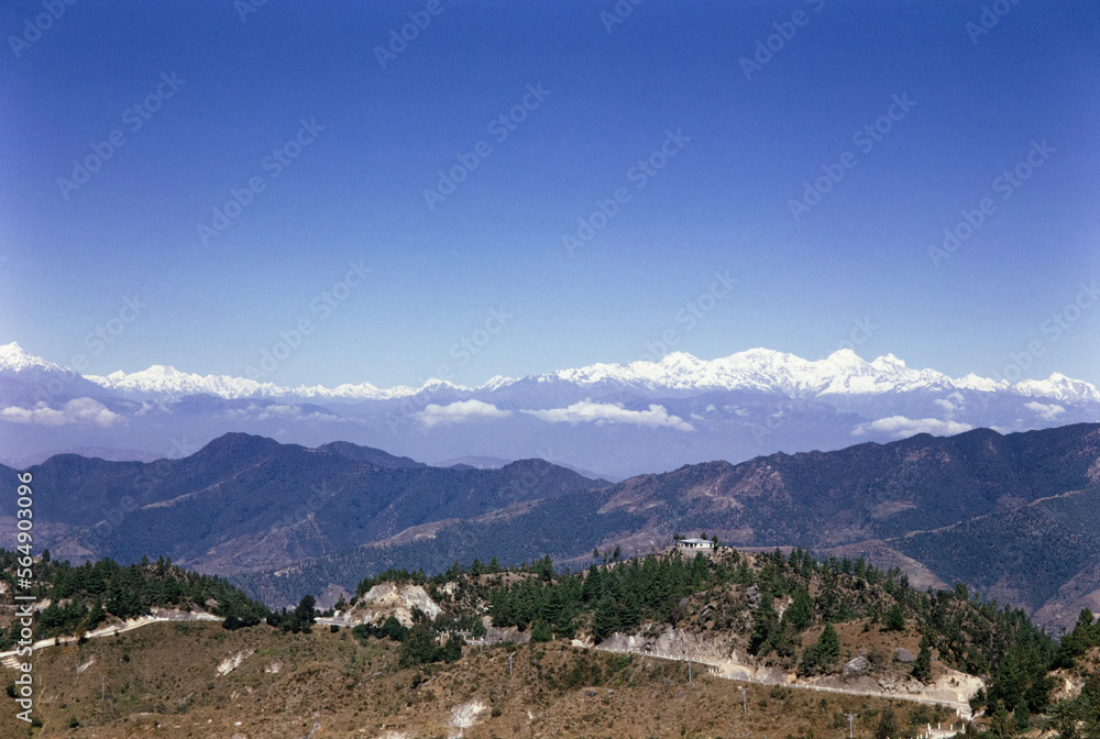 Himalaya Mountain Range in Nepal Stock Photo | Adobe Stock