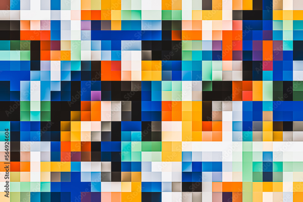 Beautiful geometric wallpaper artwork Stock Photo | Adobe Stock