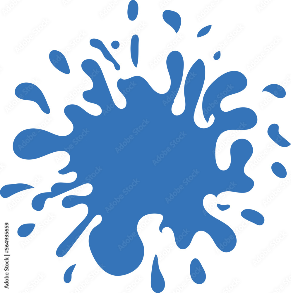 Water Splash shape Stock Vector | Adobe Stock