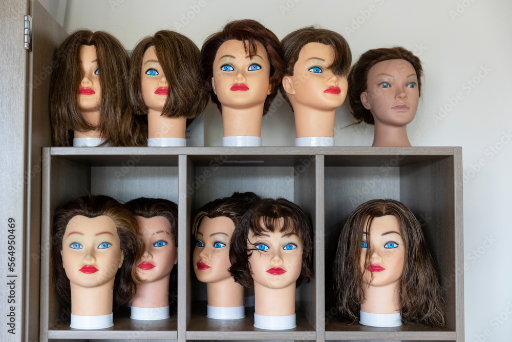 Mannequin head on display Stock Photo | Adobe Stock