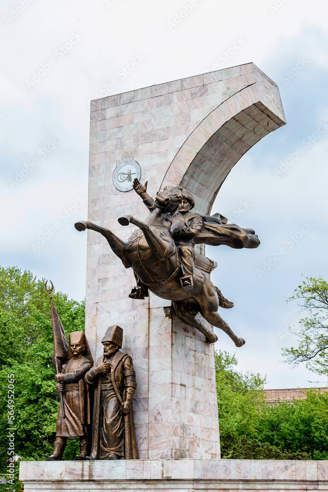 Memorial of Sultan Mehmed II the Conqueror, Fatih Park, Istanbul ...