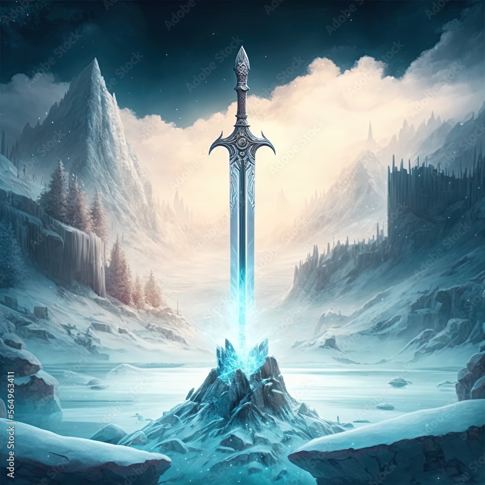 Sword, magical or mythical...A beautiful asset for your role playing or ...