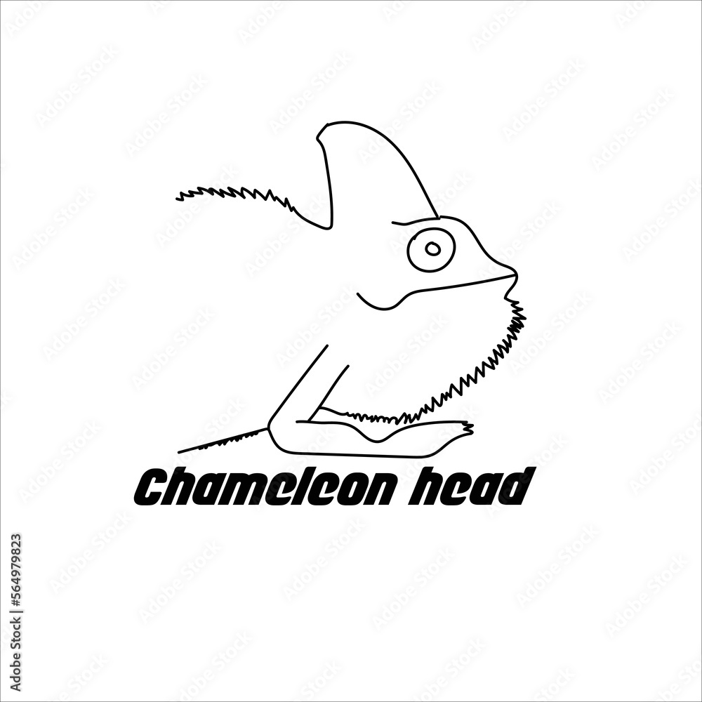 Vetor de Chameleon symbol design concept icon design. Chameleon ...