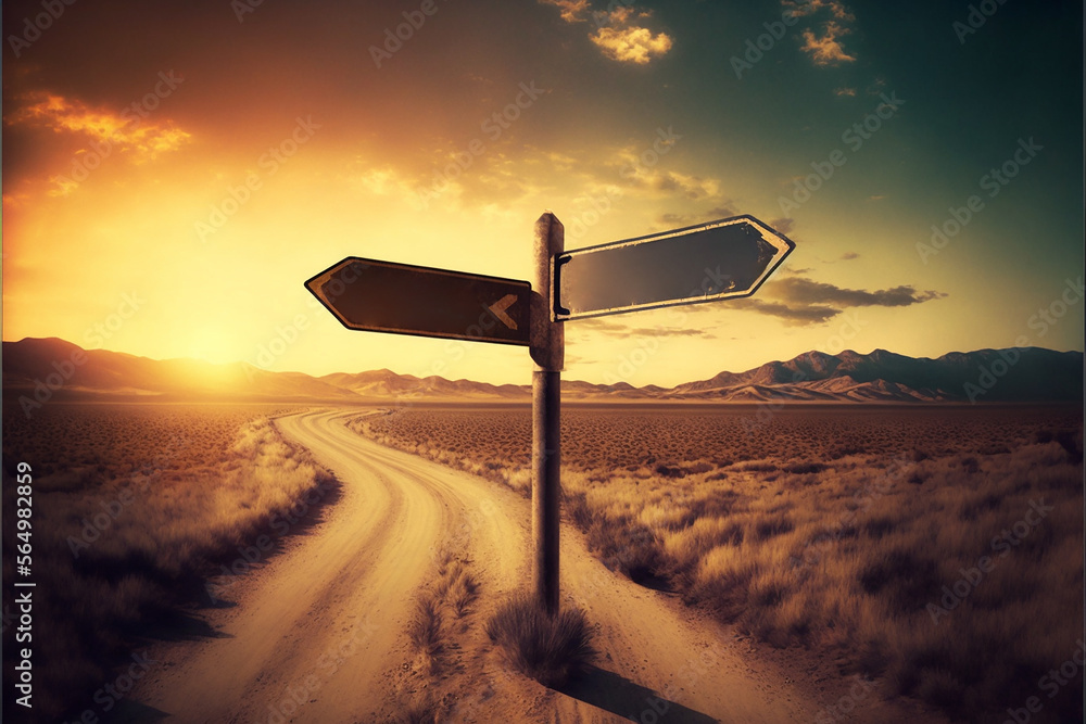 setas para escolher qual caminho seguir Stock Illustration | Adobe Stock