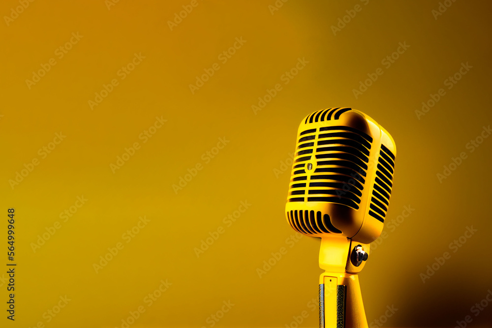 illustration of Generative AI illustration of a classic yellow ...