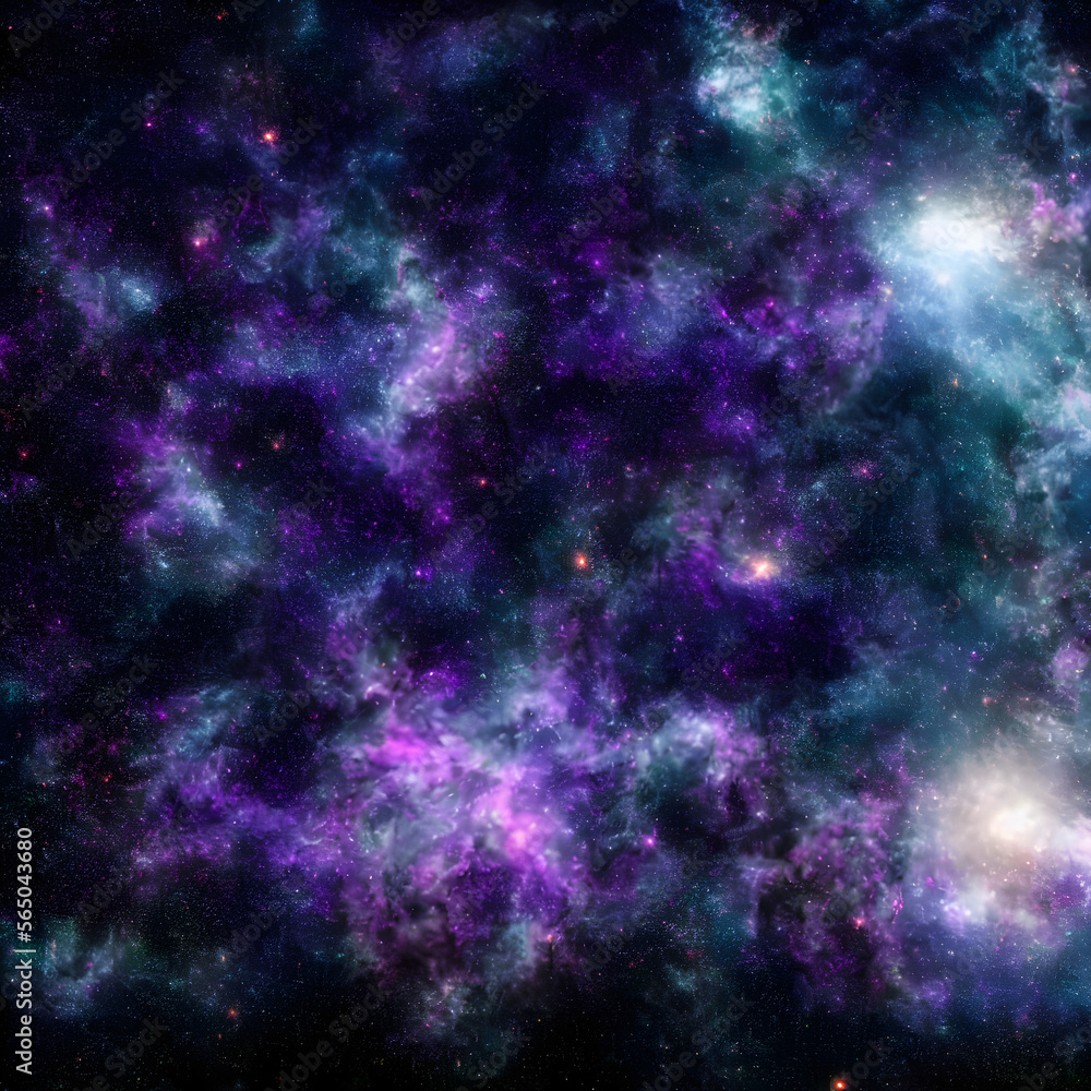 A Starry Night Sky, Cosmos with stars background, made with Generative ...