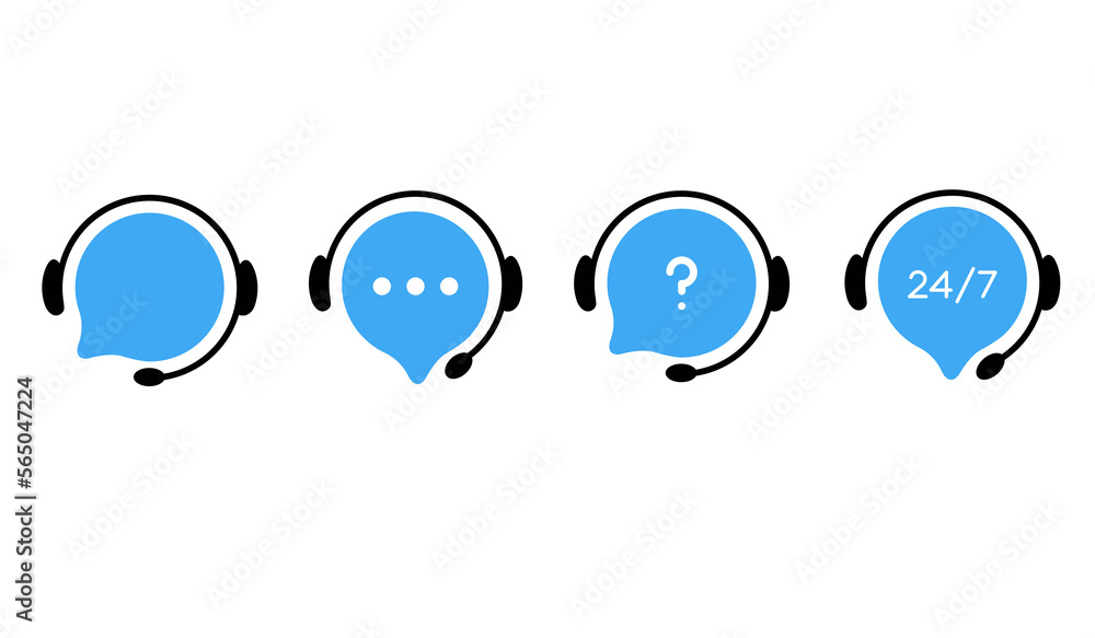 Support Icon can be used for company, logo, and others. Call Center ...