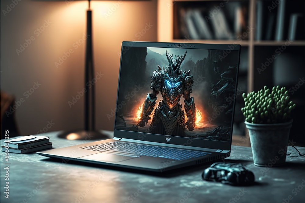 Abstract Electronic gaming laptop Background, Technology Office ...