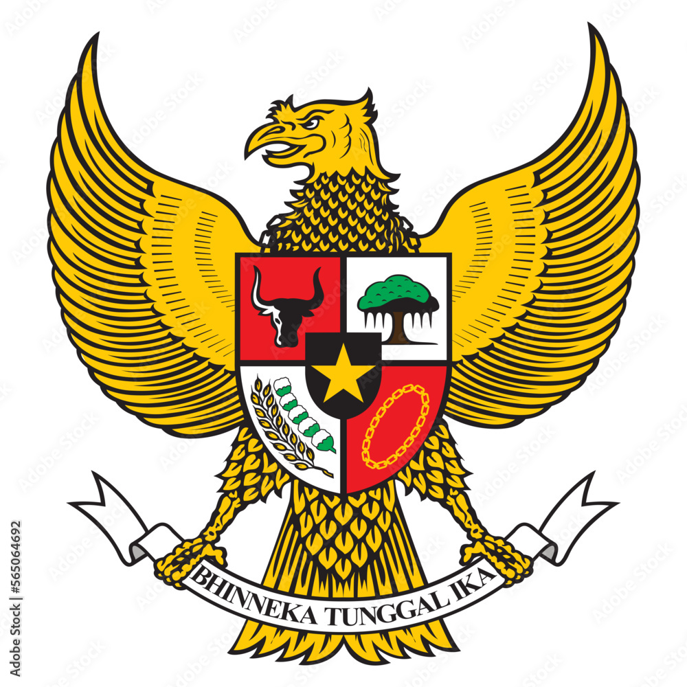garuda indonesia national symbol. garuda pancasila national icon ...
