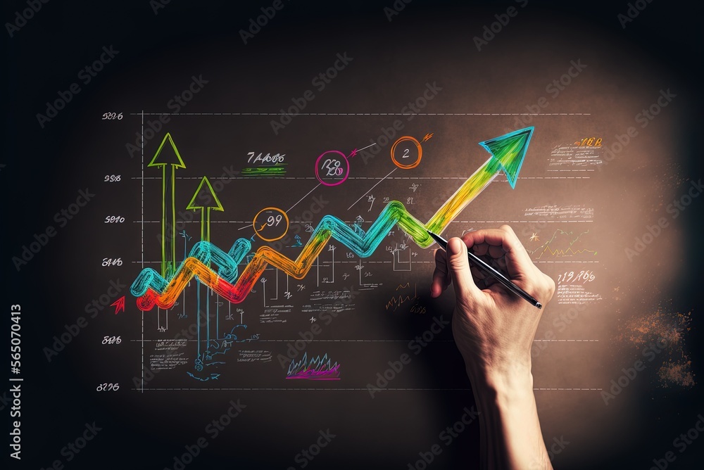 Business plan includes hand-drawn diagram of a step-by-step growth ...