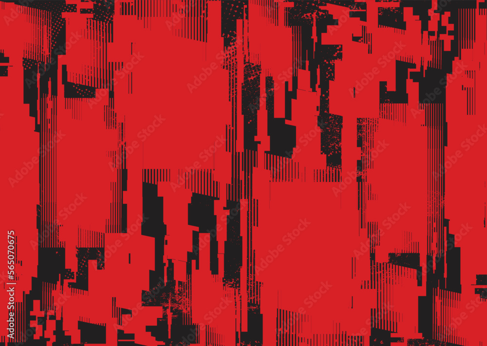 Aesthetic dotted design element. Duo tone poster . Modern art .Abstract ...