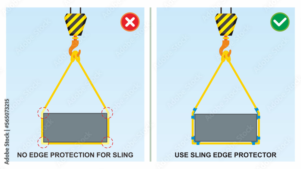 Workplace safety do's and dont's vector illustration. Unsafe work ...