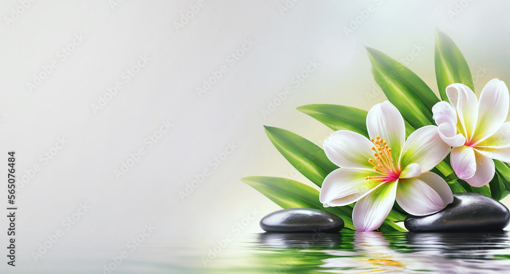 Spa treatment salon advertising poster template. Spa background with ...