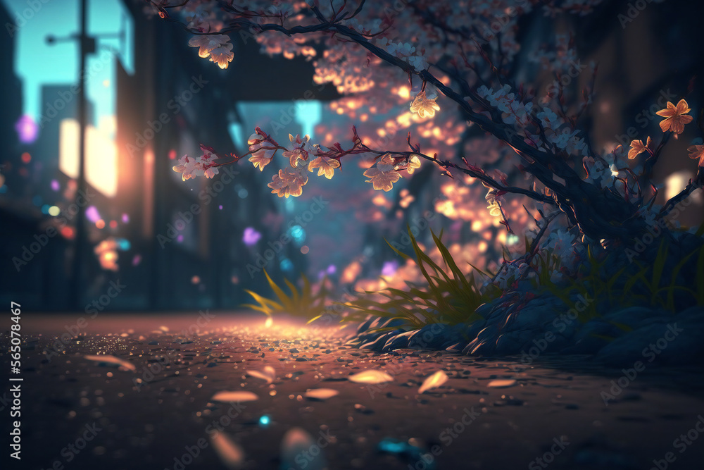 A fresh perspective on spring: cherry blossoms in bloom with new life ...