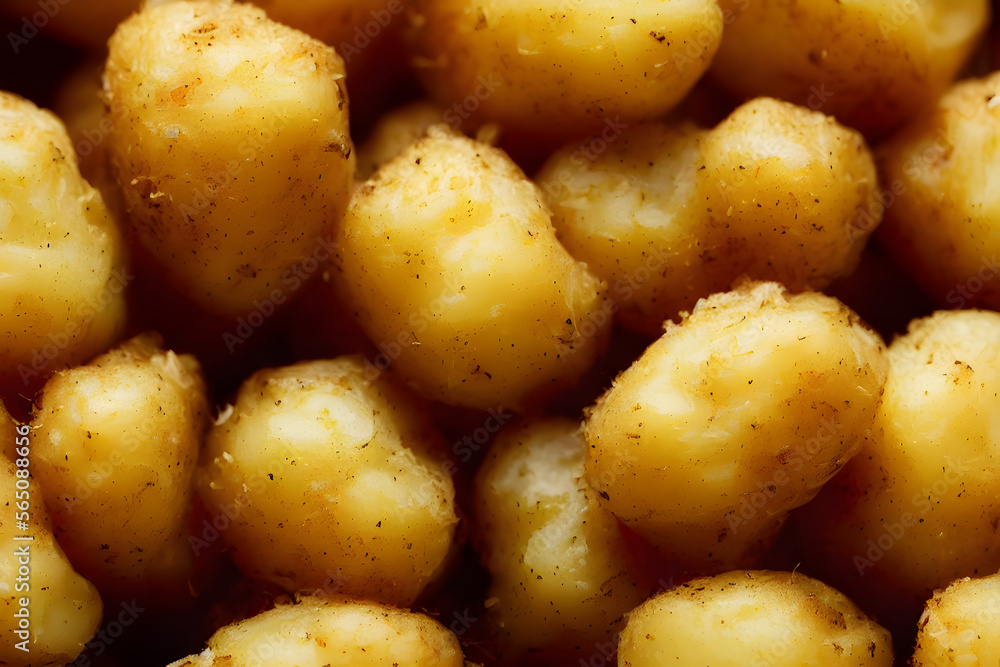 Realistic illustration of tater tots, using Generative AI Stock ...