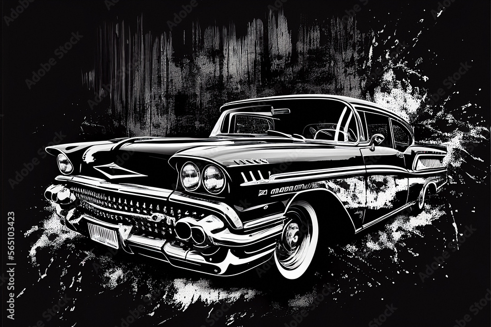 Classic Car Cadillac Logo Stock Illustration | Adobe Stock