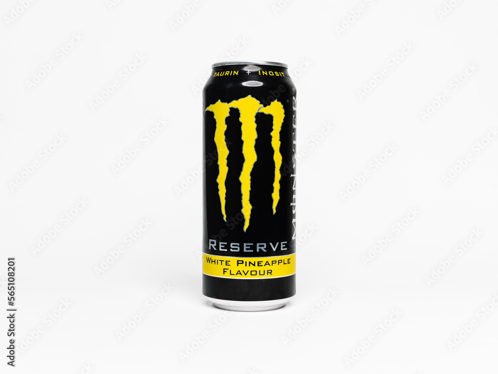 DRESDEN, GERMANY - 26. January 2023: Monster Reserve White Pineapple ...