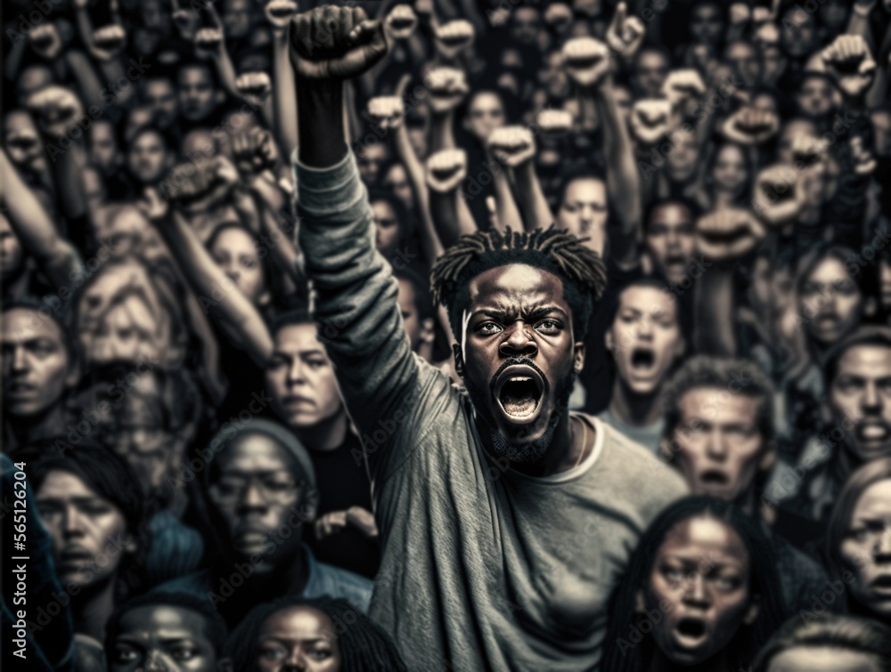 Black history month black people power illustration generative ai Stock ...