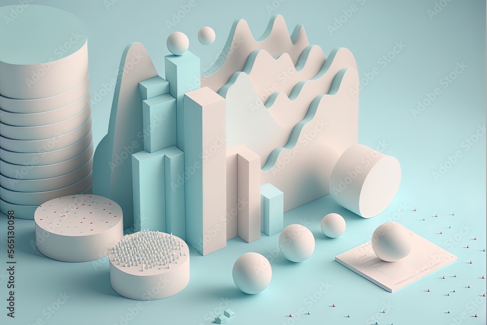 Chart of creative drawing depicting expansion rates for use as a ...
