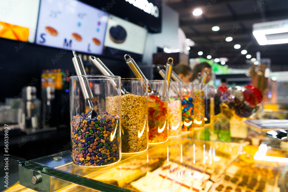 Fast food cafe in food court mall. Stock Photo | Adobe Stock