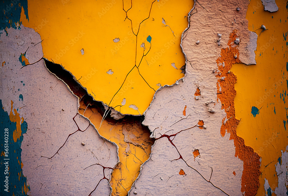 The Deteriorating Beauty of a Fragile Wall: An AI-Generated Render of ...