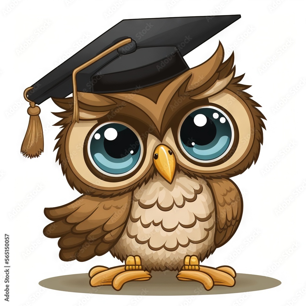 Cute Graduation Cap Cartoon