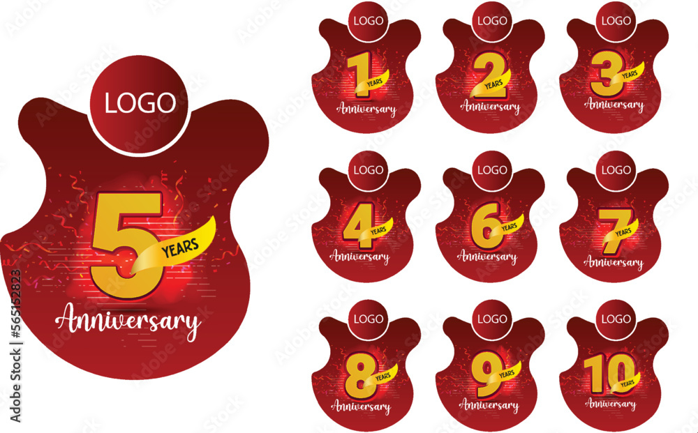 Dangler Design, Vector dangler design template, Anniversary Dangler ...