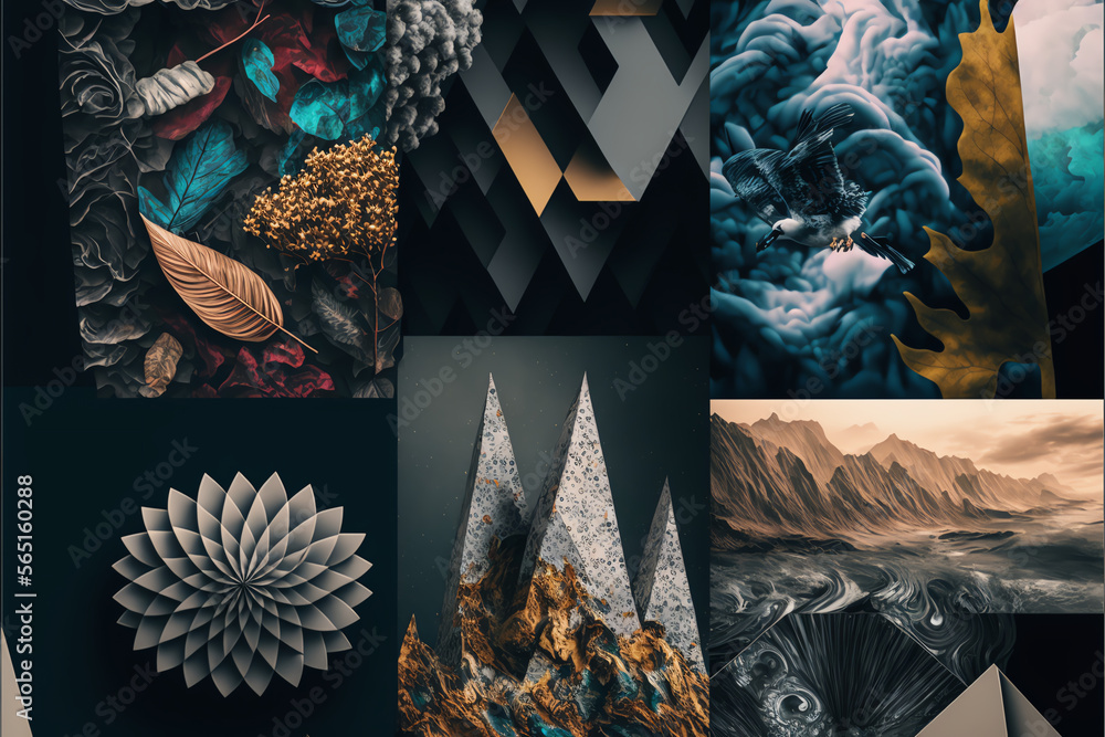 Collage Texture: A Perfect 4K Editorial Stock Photo of Textures and ...