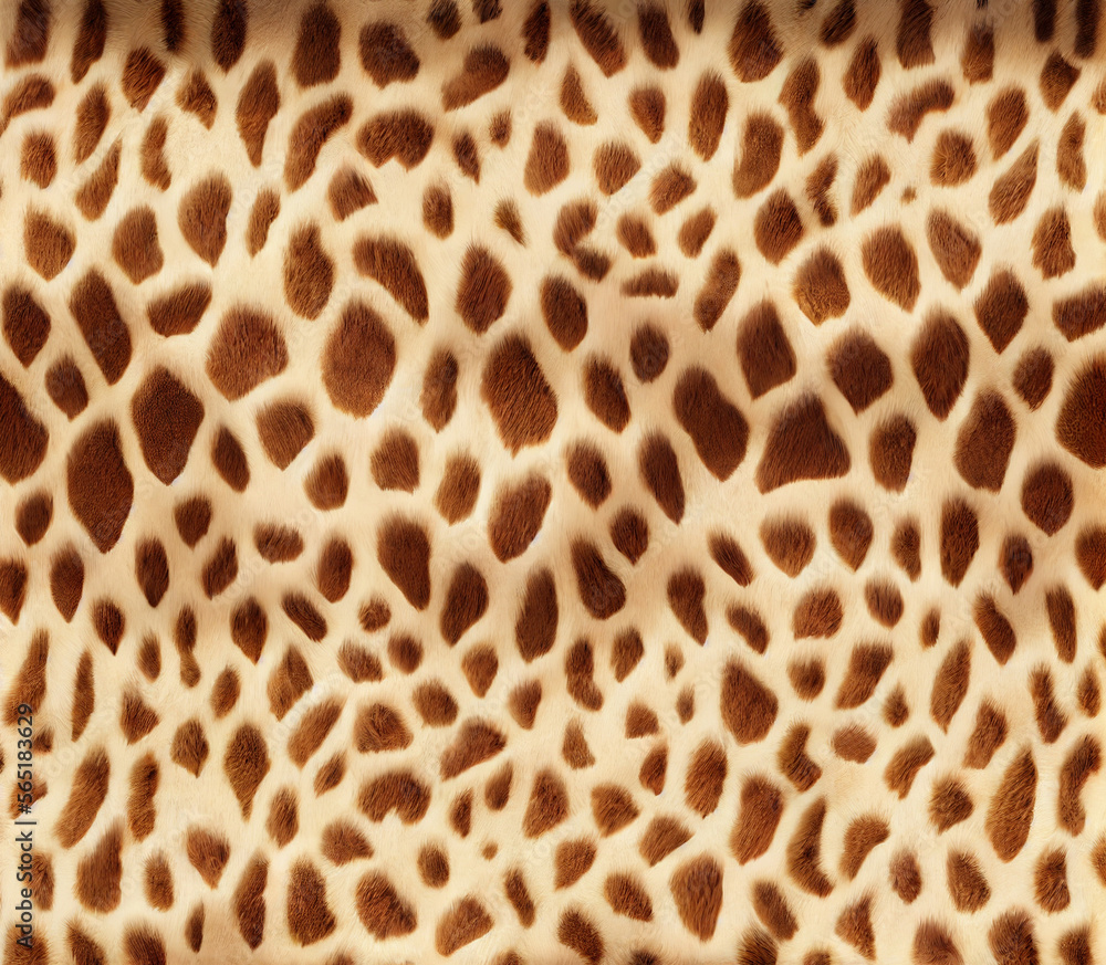 Seamless soft fluffy leopard print or cheetah spots African safari ...