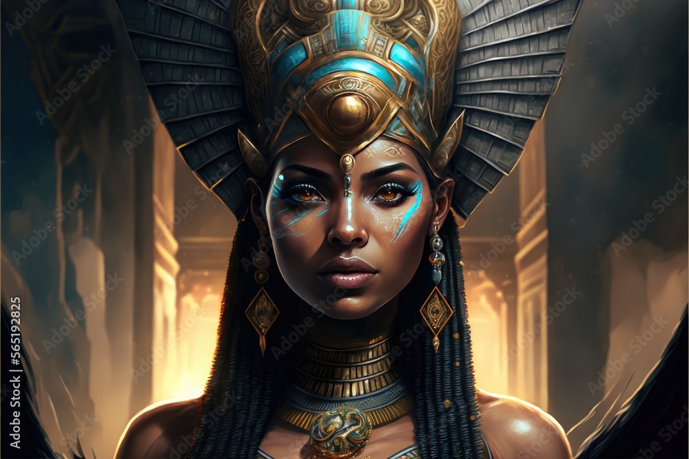 Egyptian Goddess Isis, AI Generated Image of Isis in Afrofuturistic ... Egyptian Goddess Isis, AI Generated Image of Isis in Afrofuturistic ...
