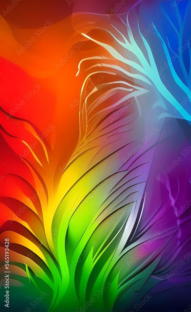 Abstract nature background. Montage of natural shapes, lines, soft ...