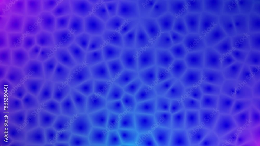 Cell pattern in dark animation background. 4k resolution 2D backdrop ...