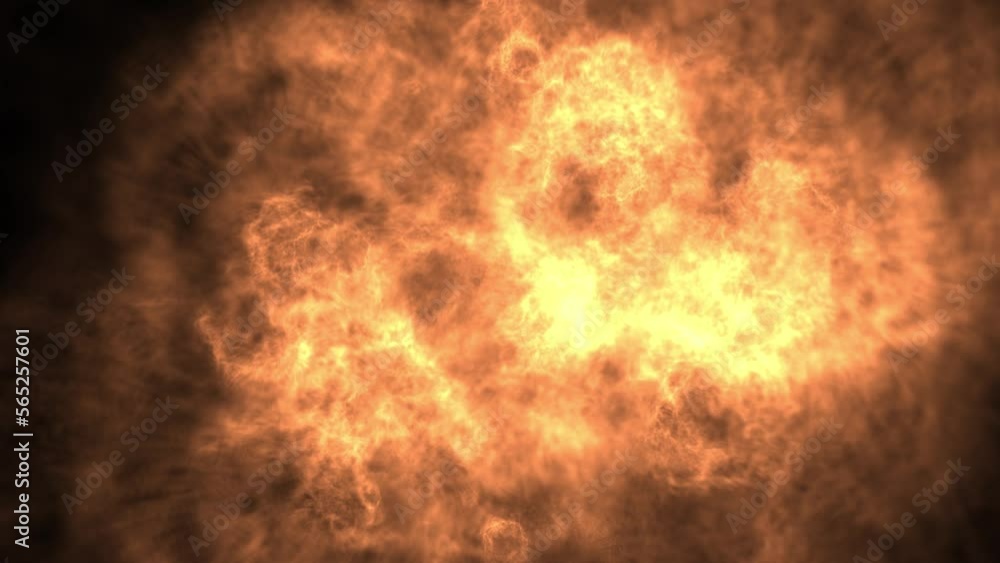 Fast motion fire flame burning effect background. 4k resolution 2D ...