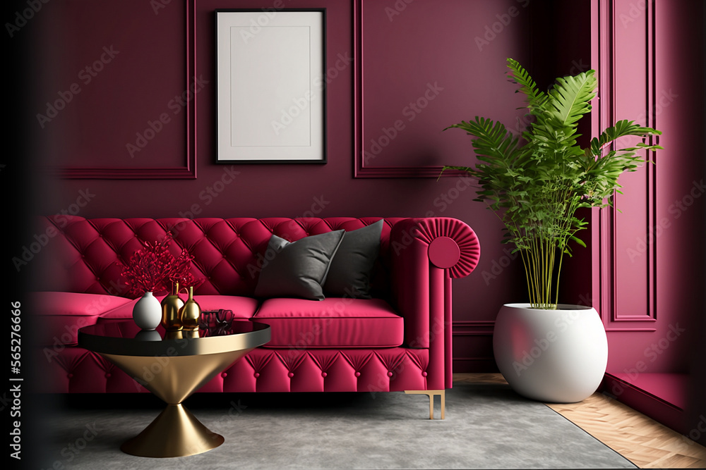 Photo & Art Print Viva magenta is a striking and on-trend color in the ...