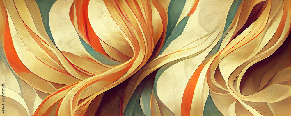 Moving lines as abstract wallpaper background illustration (Generative ...