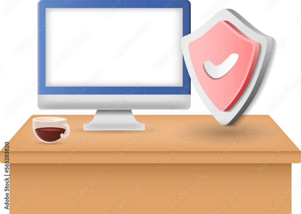 Workplace Safety icon. 3d illustration from security collection ...