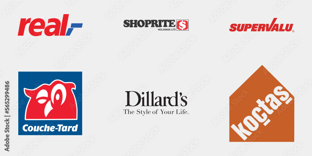 Popular Retail company logos. Koctas, Couche Tard, Shoprite holdings ...