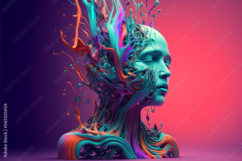 something unreal surrealistic human sculptures bizarre dreams colorful ...