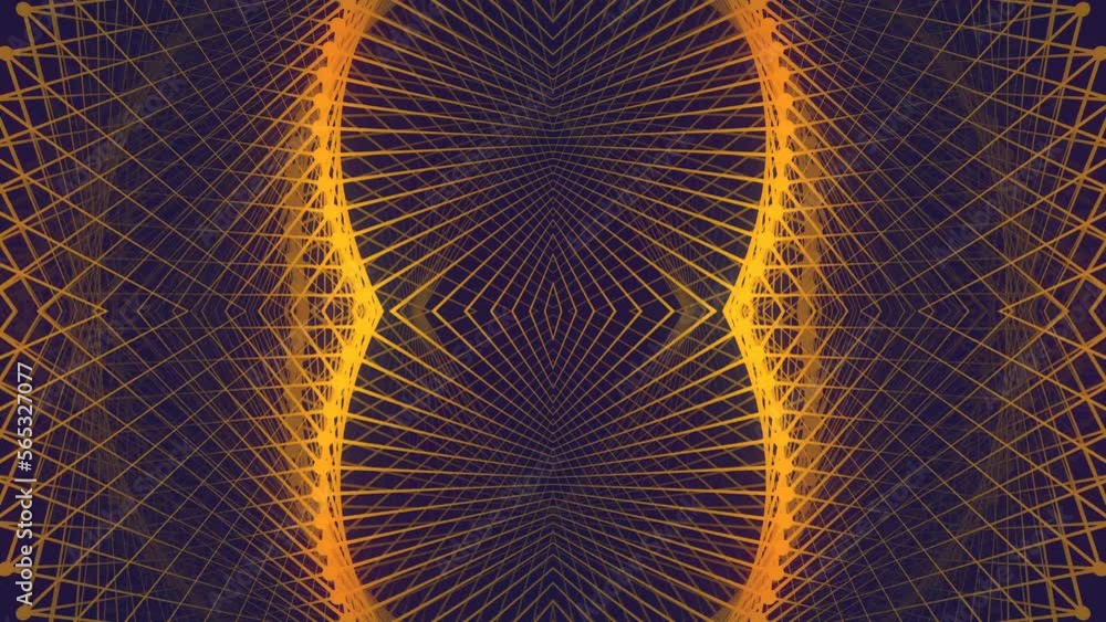 Abstract elegant wire twisted symmetrical structure background. Design ...