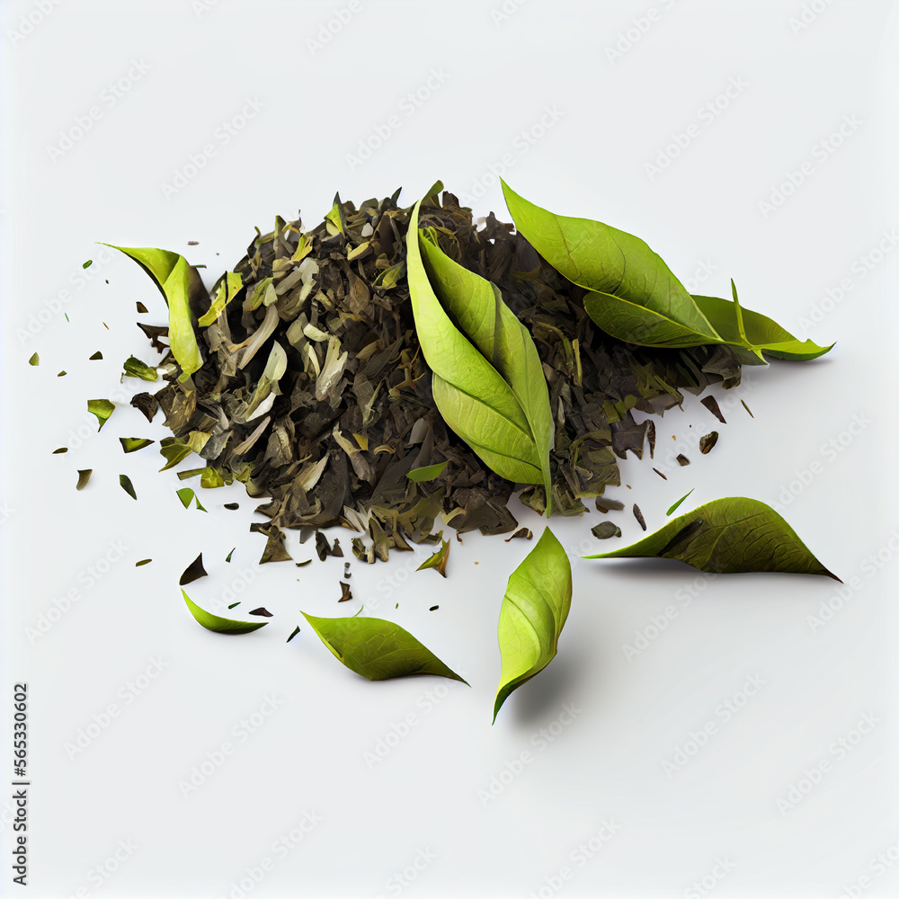 Green tea | Green tea leaves | Dried green tea leaves | Dried green tea ...