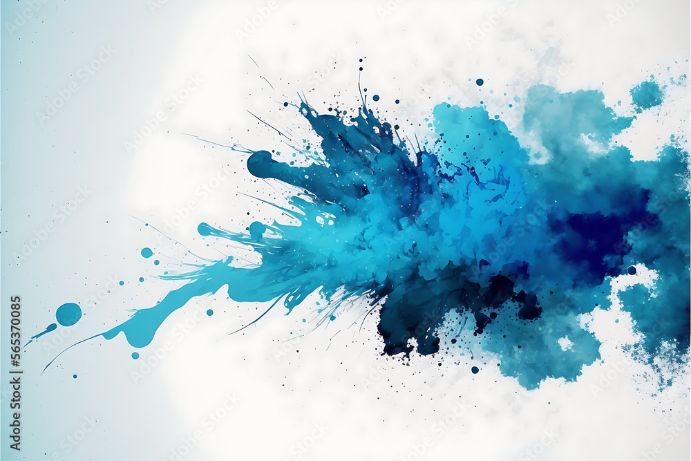 texture Artistic blue watercolor splash effect template texture hd ...