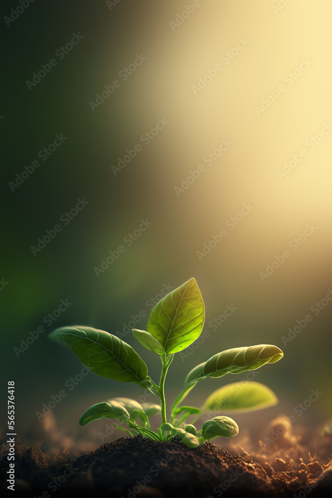 the tree of life, earth day concept, plant in the ground, small tree ...