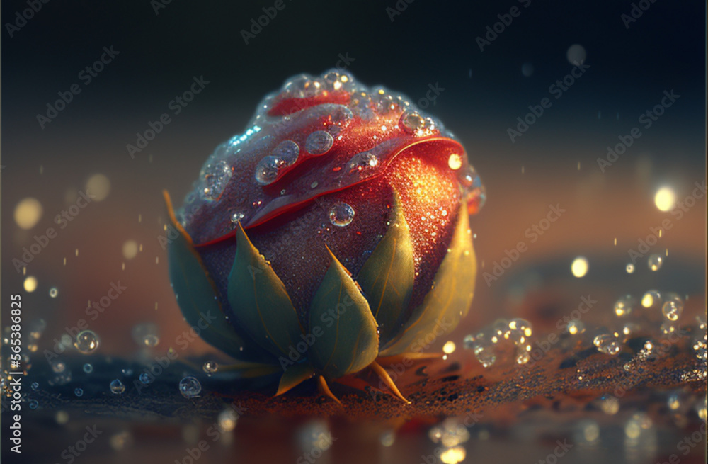 Botón de Rosa Rosada - Red Roses buttom from the Rose Background ...