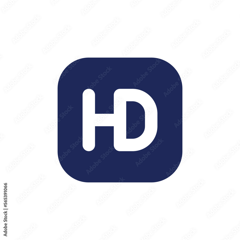 HD format black pixel perfect solid ui icon. Video production. Screen ...